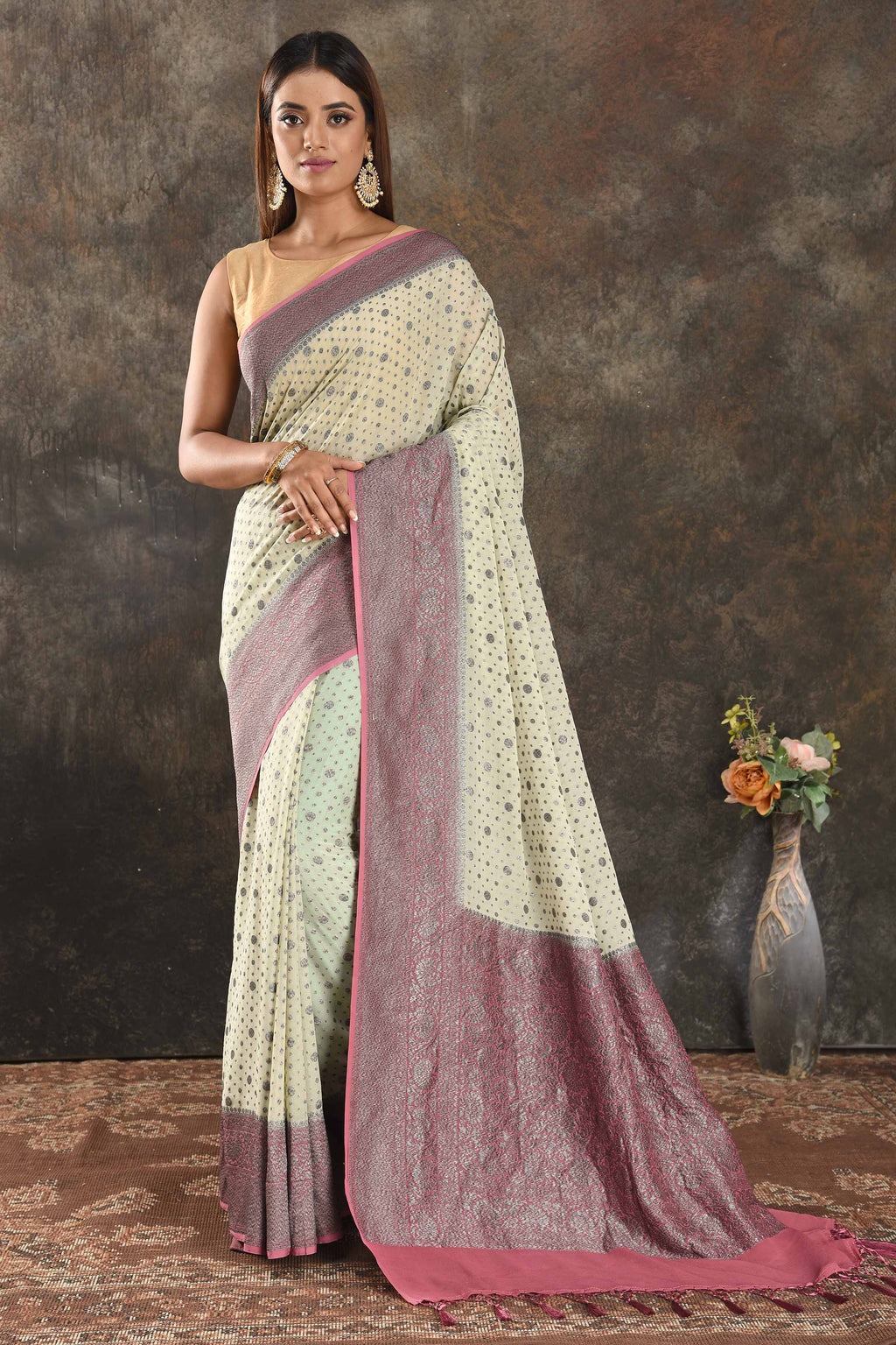 Georgette Sarees | Buy Pure Georgette Sarees Online – Pure Elegance